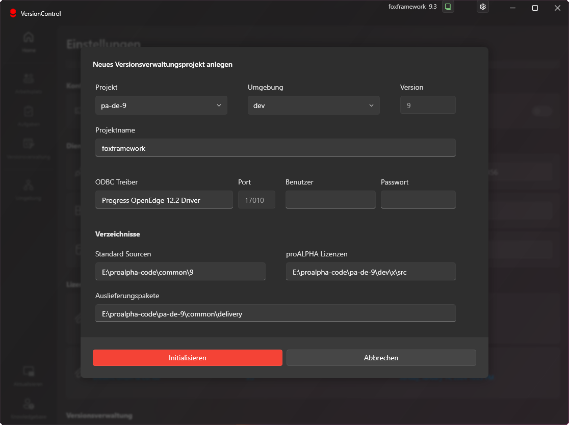 Installation - FOX FRAMEWORK